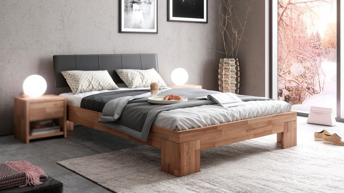 Bett 140x200 Massiv