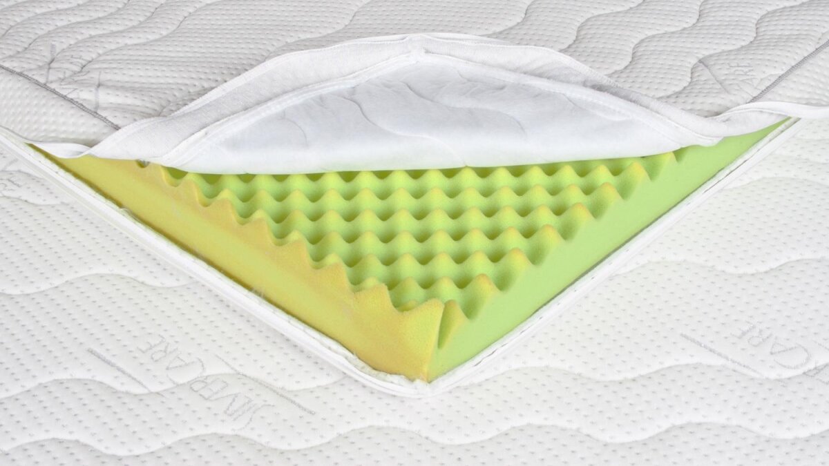 Topper SILVERCARE Kaltschaum Höhe 9 cm Matratzenauflage 180x200 cm